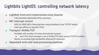 Vanquishing Latency Outliers in the Lightbits LightOS Software Defined Storage System | PPT