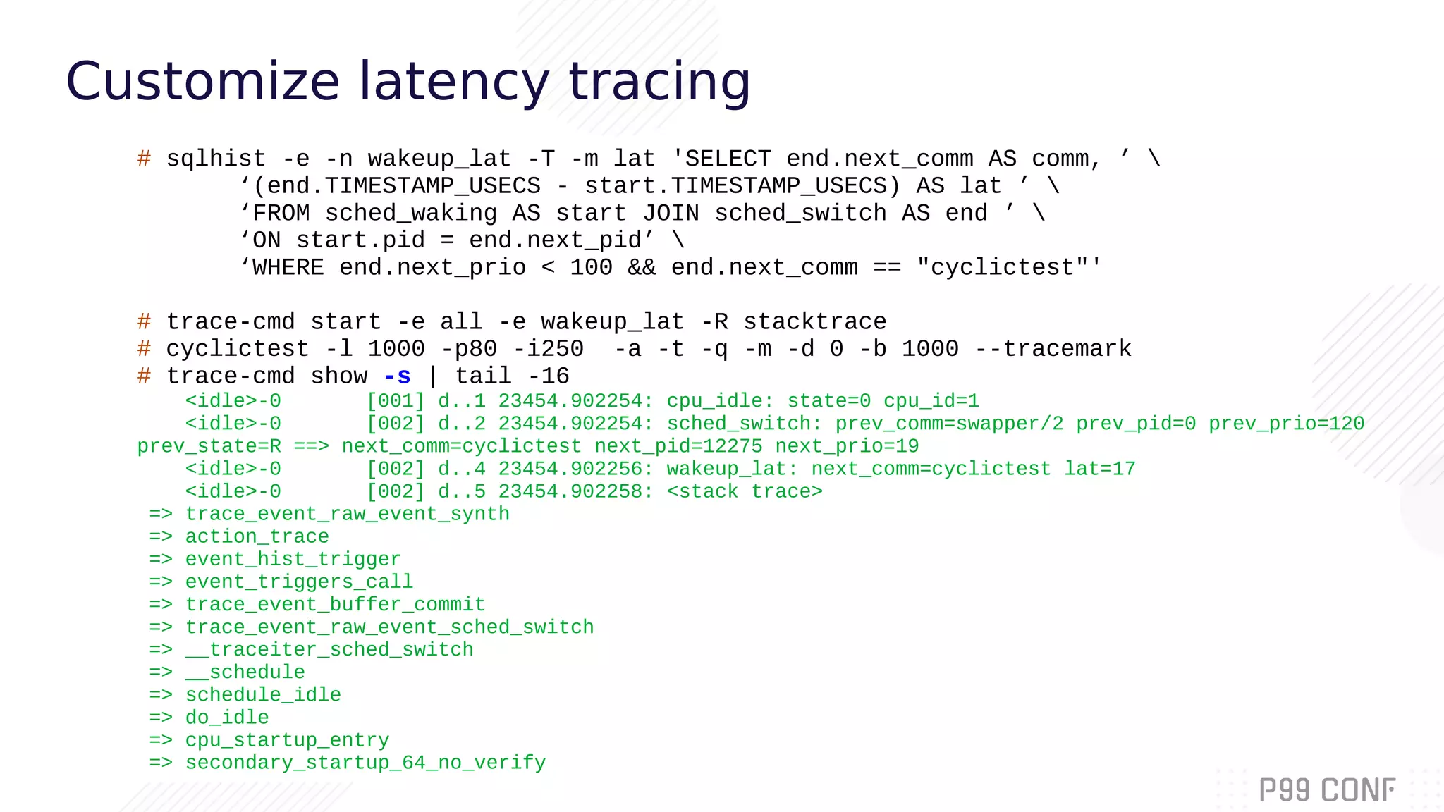 New Ways To Find Latency In Linux Using Tracing Ppt