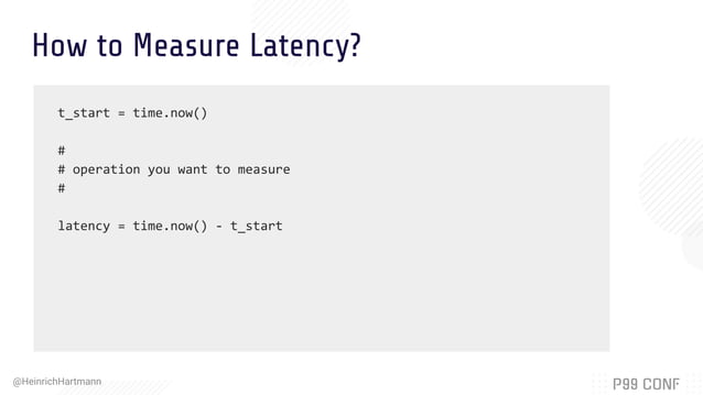 How to Measure Latency | PPT