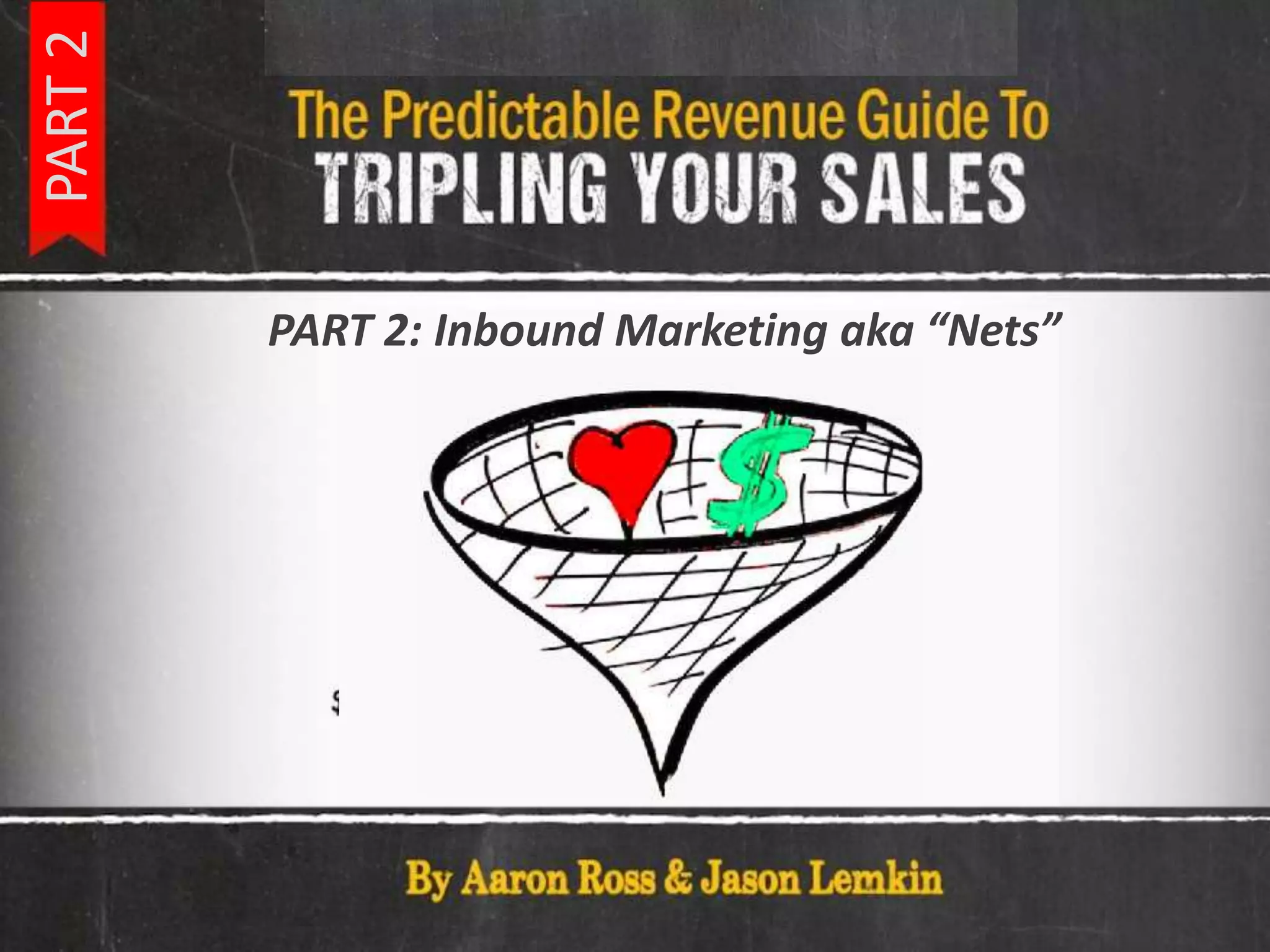 Predictable revenue guide to tripling your sales complete, parts 1-4 | PPT