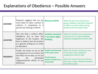06 factors affecting obedience (part 2) | PPTX