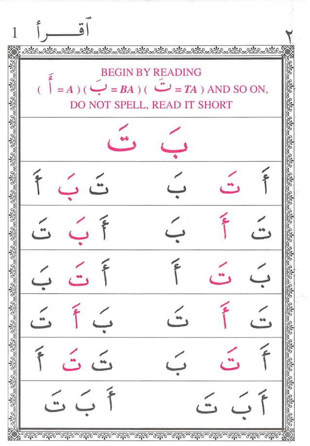 Iqra books 1 to_6 | PDF