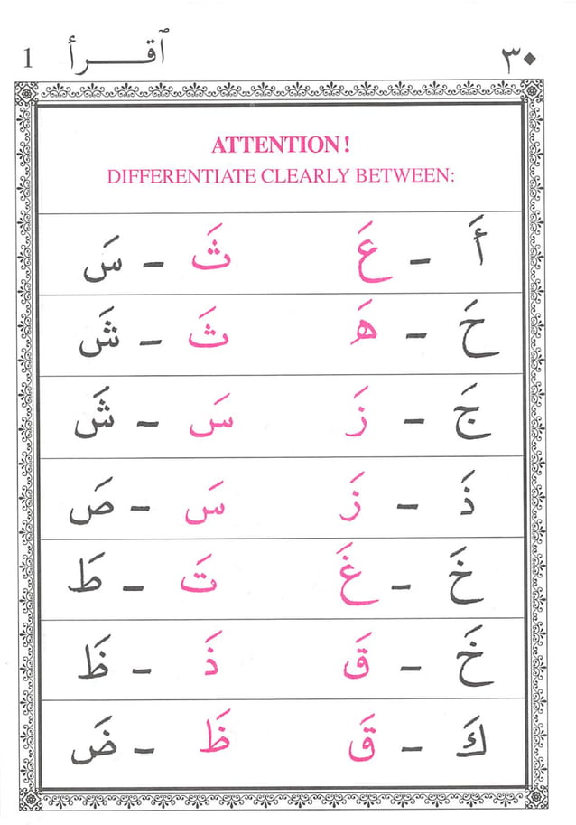 Iqra books 1 to_6 | PDF