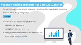 P9 Pengantar Technopreneurship - Materi Perkuliahan | PPTX