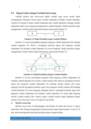 Regresi dengan Variabel Dummy, Mediasi, dan Moderasi | PDF