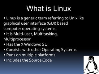 Unix vs linux | PPT