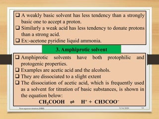 PA- I Non aqueous titration (HRB) | PDF