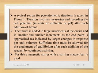 PA- I Non aqueous titration (HRB) | PDF