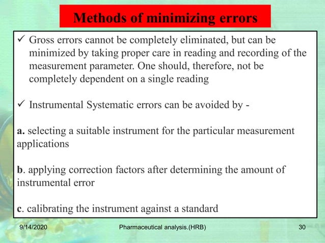 Introduction to Pharmaceutical analysis - I (HRB) | PDF