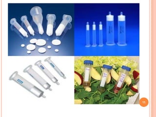 solid phase extraction and application | PPTX