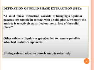 Solid Phase Extraction Ppt _ Extraction En Phase Solide Principe – DTWNIR
