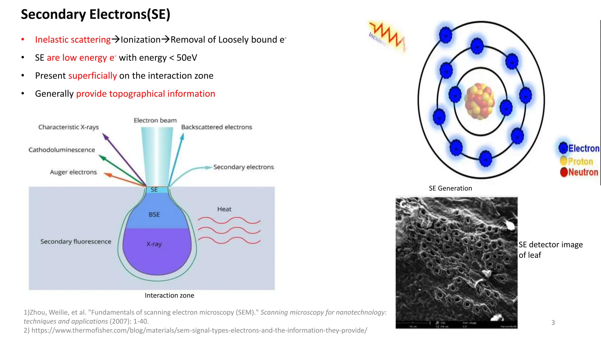 Scanning electron microscopy- principles and applications | PPT