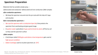 Scanning electron microscopy- principles and applications | PPT