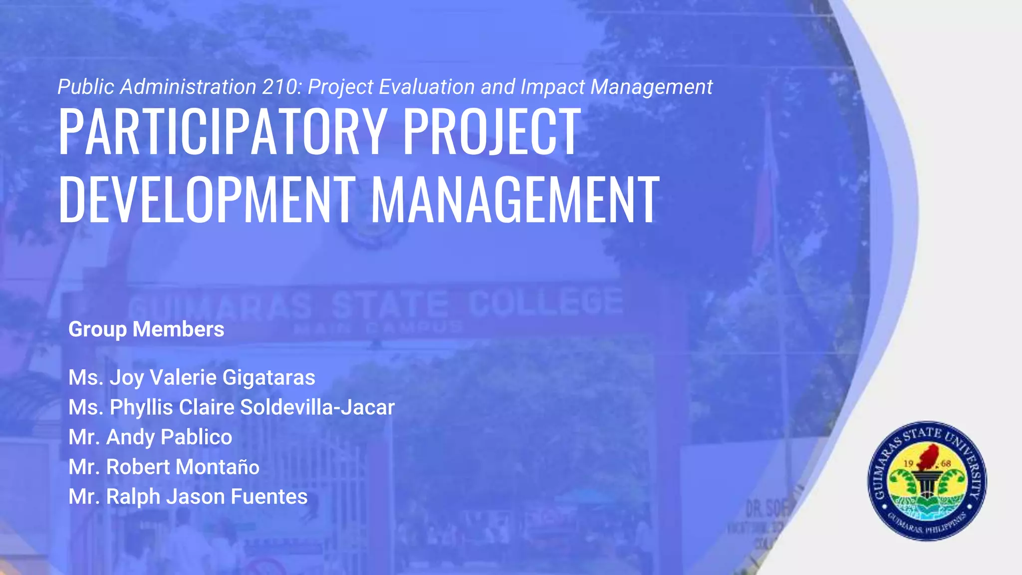 PA-210-G1-Participatory Project Development Management.pptx