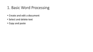 PA-225-Basic-Word-Processing-Skills-edited.pptx | Education