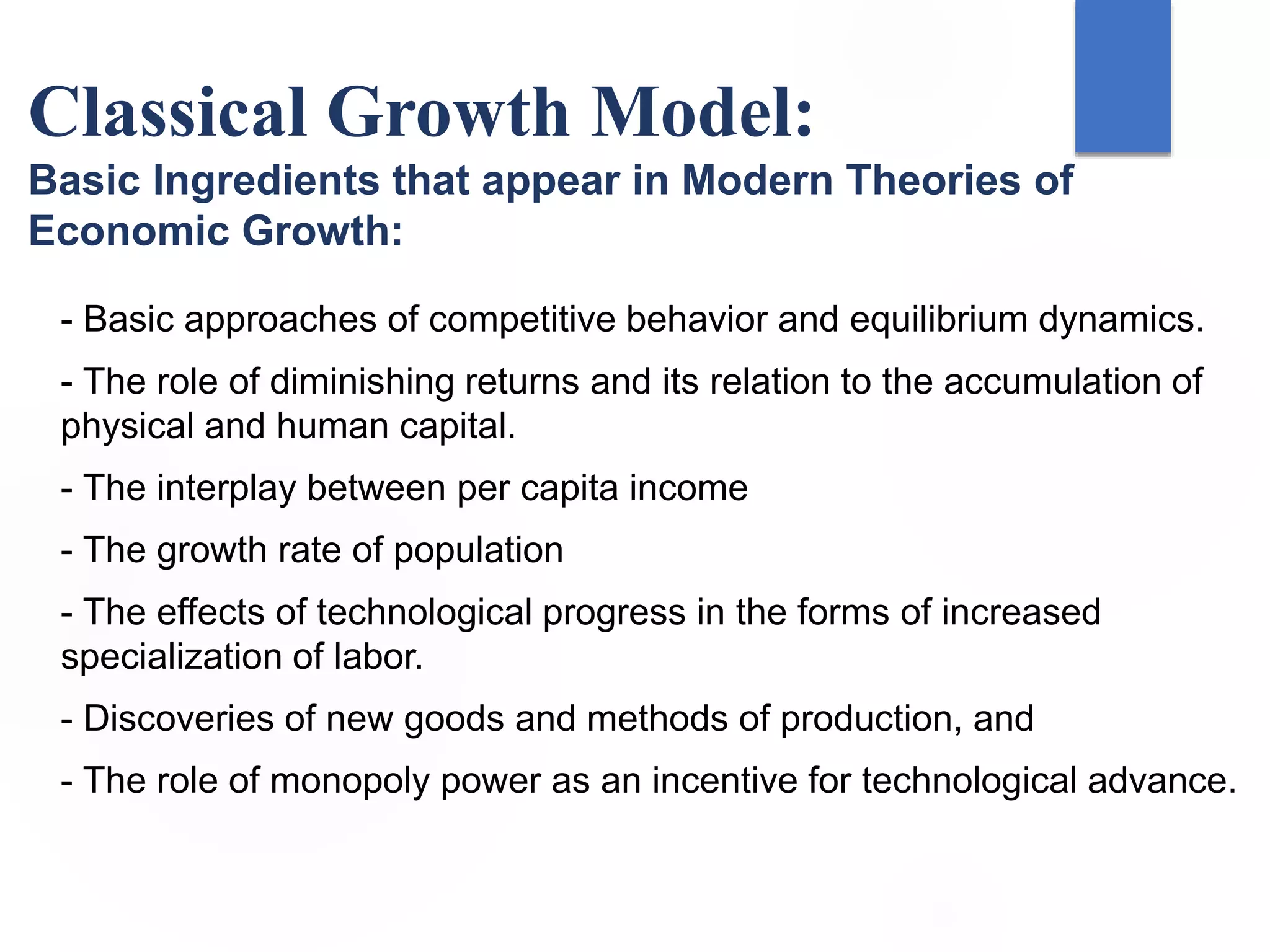 ECONOMIC DEVELOPMENT THEORY | PPT
