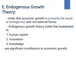 ECONOMIC DEVELOPMENT THEORY | PPTX
