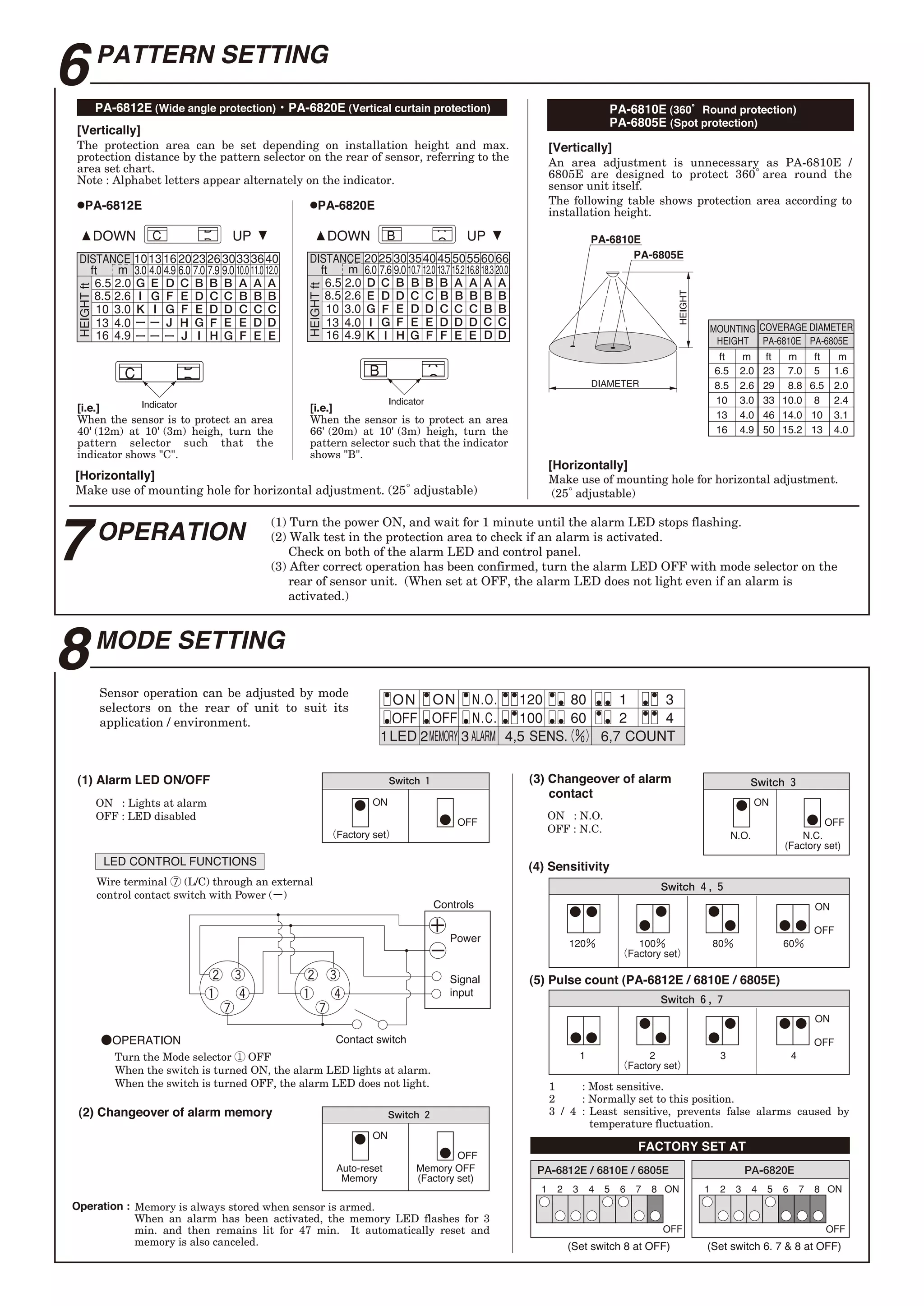 Takex PA-6810E Instruction Manual | PDF