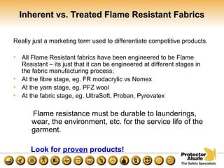 Arc flash & flame resistant clothing distributed by Charles Parsons | PPT
