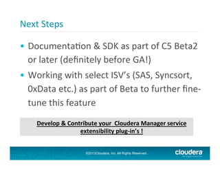 Extending and Automating Cloudera Manager via API | PDF