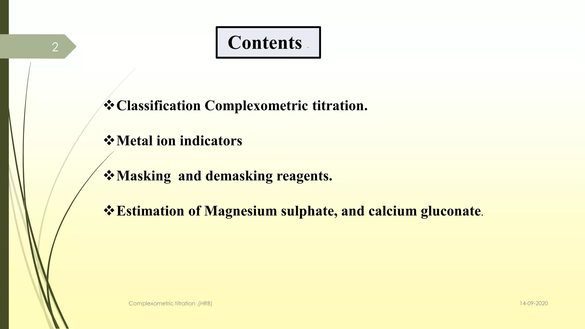 PA-I Complexometric titration.(HRB) | PDF