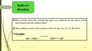 PA-I Complexometric titration.(HRB) | PDF