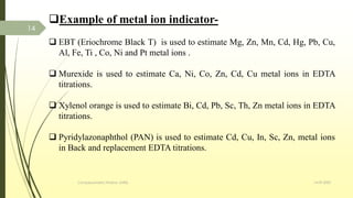 PA-I Complexometric titration.(HRB) | PDF
