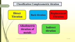 PA-I Complexometric titration.(HRB) | PDF