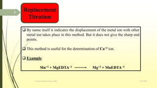 PA-I Complexometric titration.(HRB) | PDF