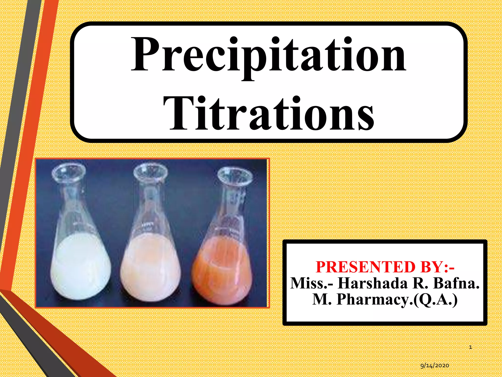 PA I Precipitation Titration HRB PDF PA I Precipitation Titration HRB PDF