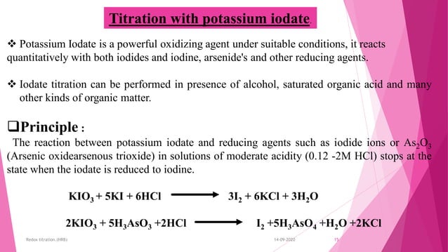 PA-I Redox titration.(HRB) | PDF | Chemistry | Science