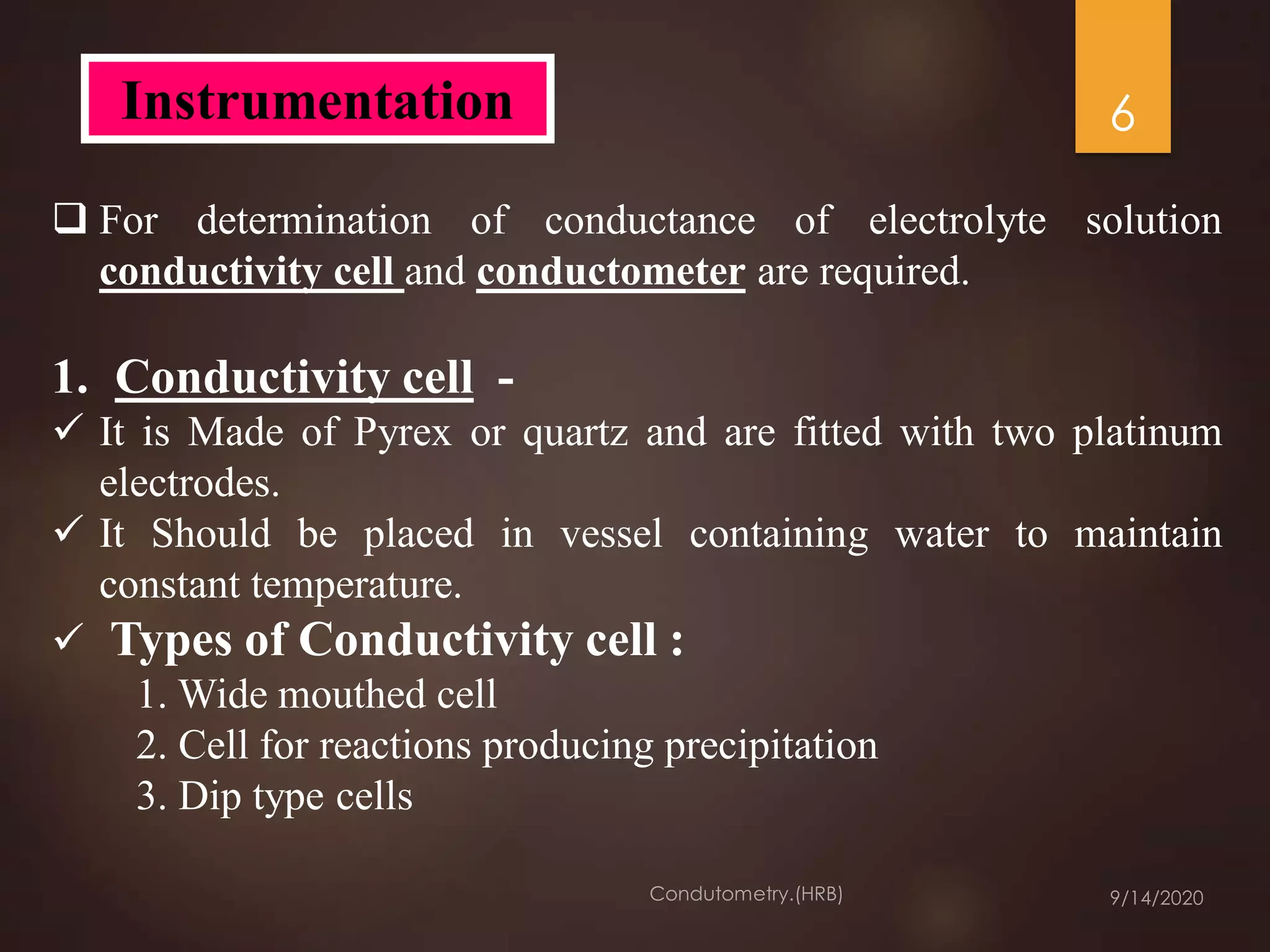 PA-I Condutometry.(HRB) | PDF