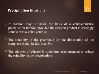 PA-I Condutometry.(HRB) | PDF