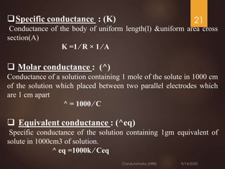 PA-I Condutometry.(HRB) | PDF