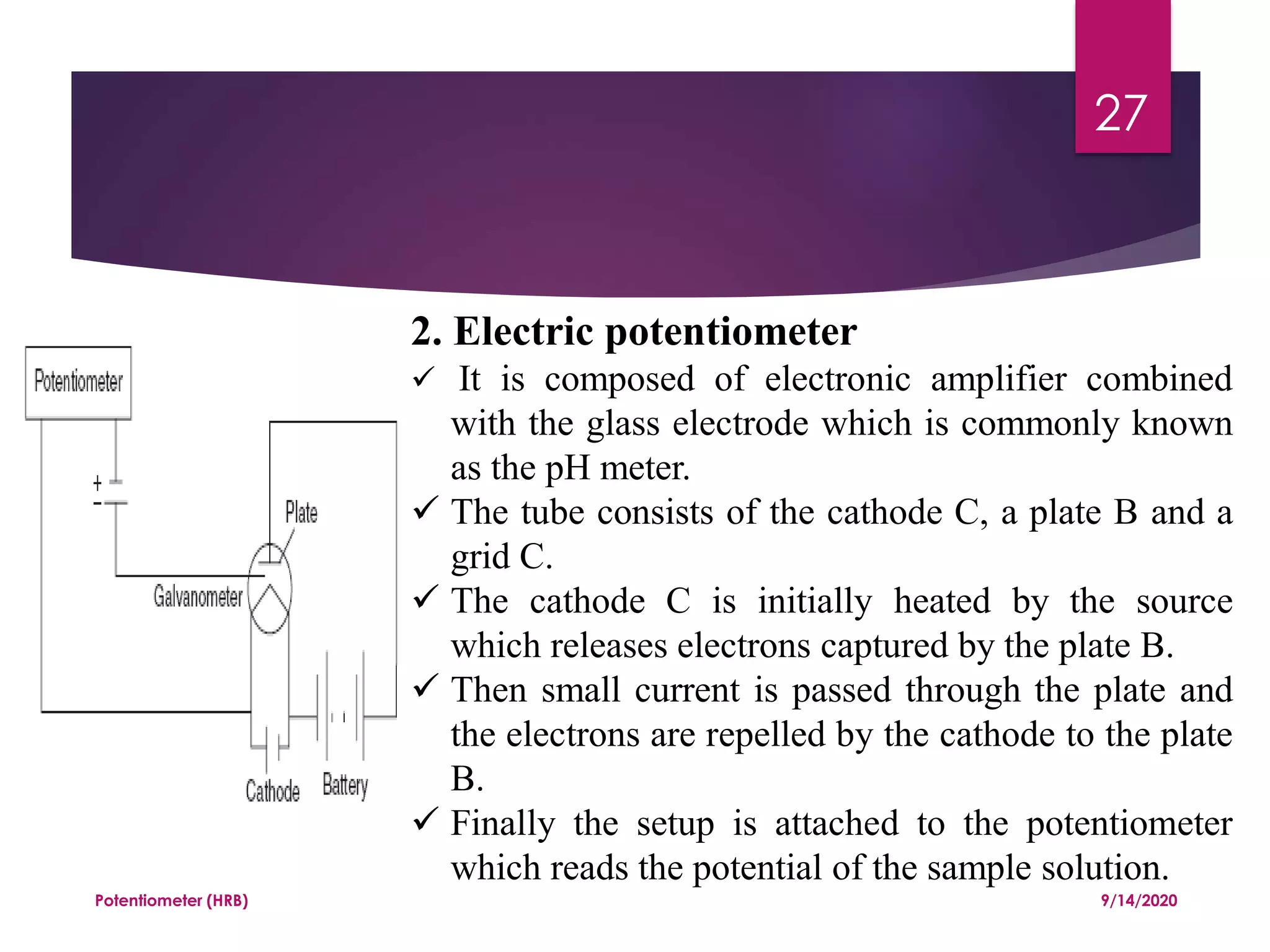 PA-I Potentiometry. (HRB) | PDF