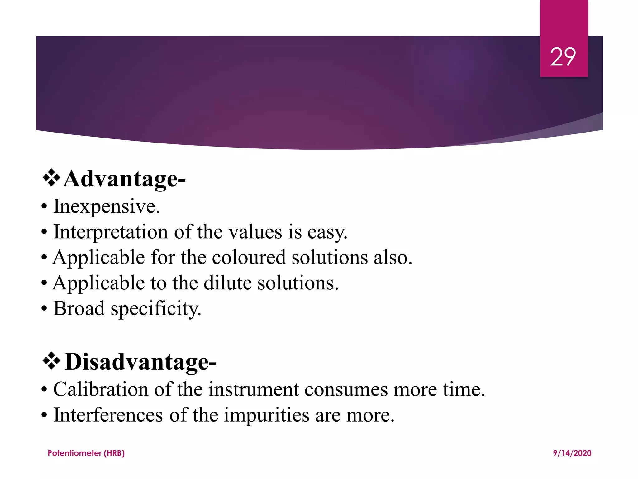 PA-I Potentiometry. (HRB) | PDF