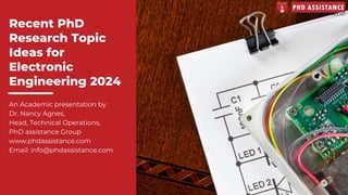_PA - Recent PhD Research Topic Ideas for Electronic Engineering 2024.pptx