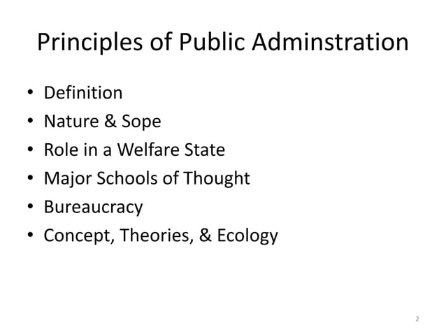 Public Administration Role Scope and Defination | PPTX | Political ...