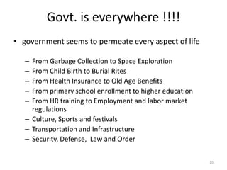 Public Administration Role Scope and Defination | PPTX