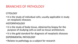 COMMON DEFINITIONS & TERMS USED IN PATHOLOGY | PDF