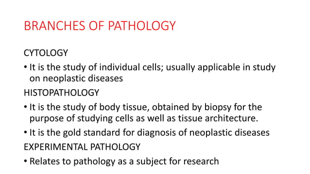 COMMON DEFINITIONS & TERMS USED IN PATHOLOGY | PDF