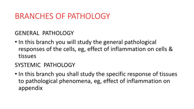 COMMON DEFINITIONS & TERMS USED IN PATHOLOGY | PDF