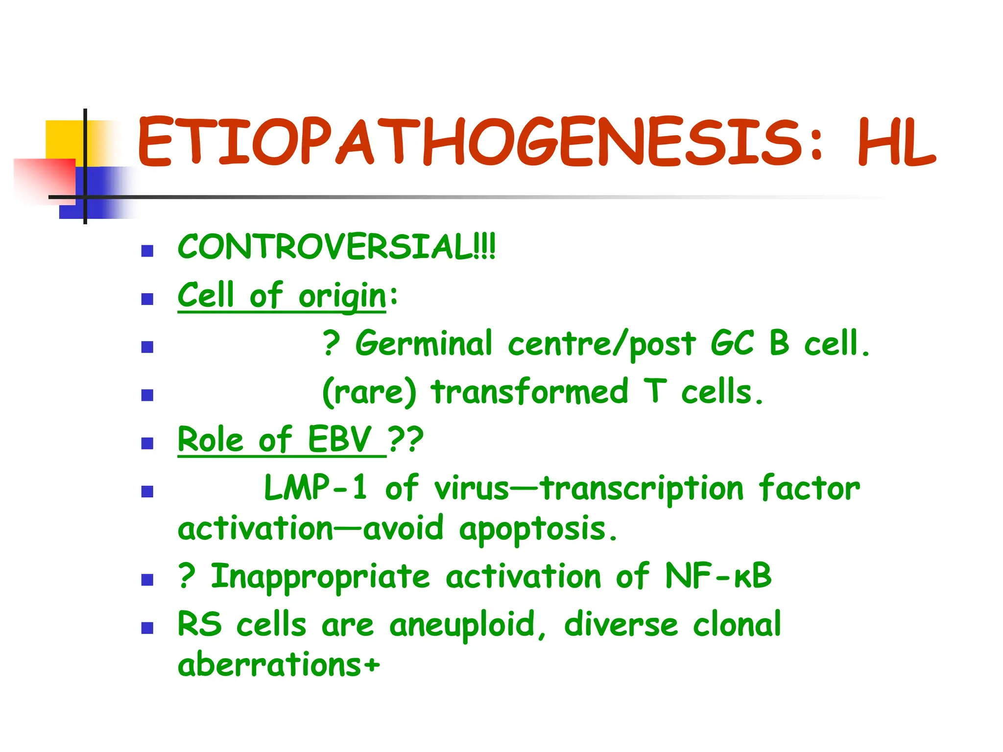 HODGKIN LYMPHOMA - DEFINITION, PATHOGENESIS & PATHOLOGY | PPT