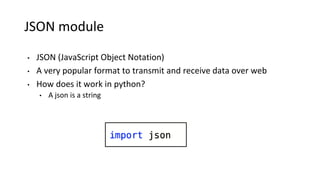 Pa1 json requests | PPTX