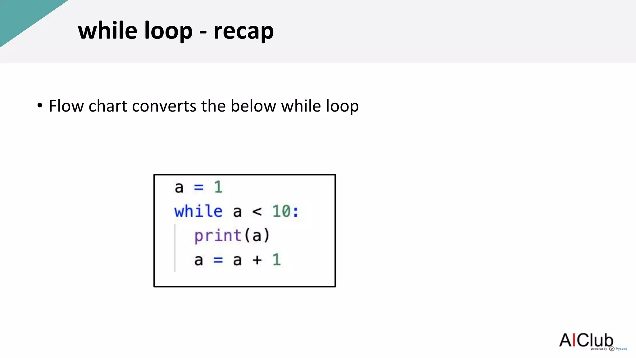 Pa1 loops flowchart | PPT