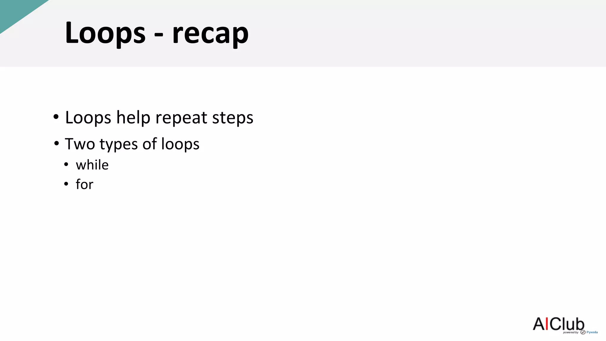 Pa1 loops flowchart | PPT