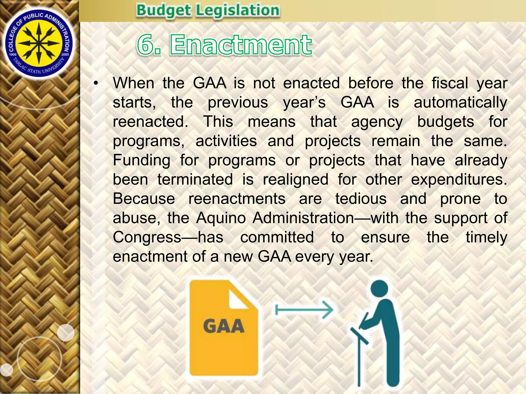 BUDGET PROCESS OF THE PHILIPPINE NATIONAL GOVERNMENT | PPTX
