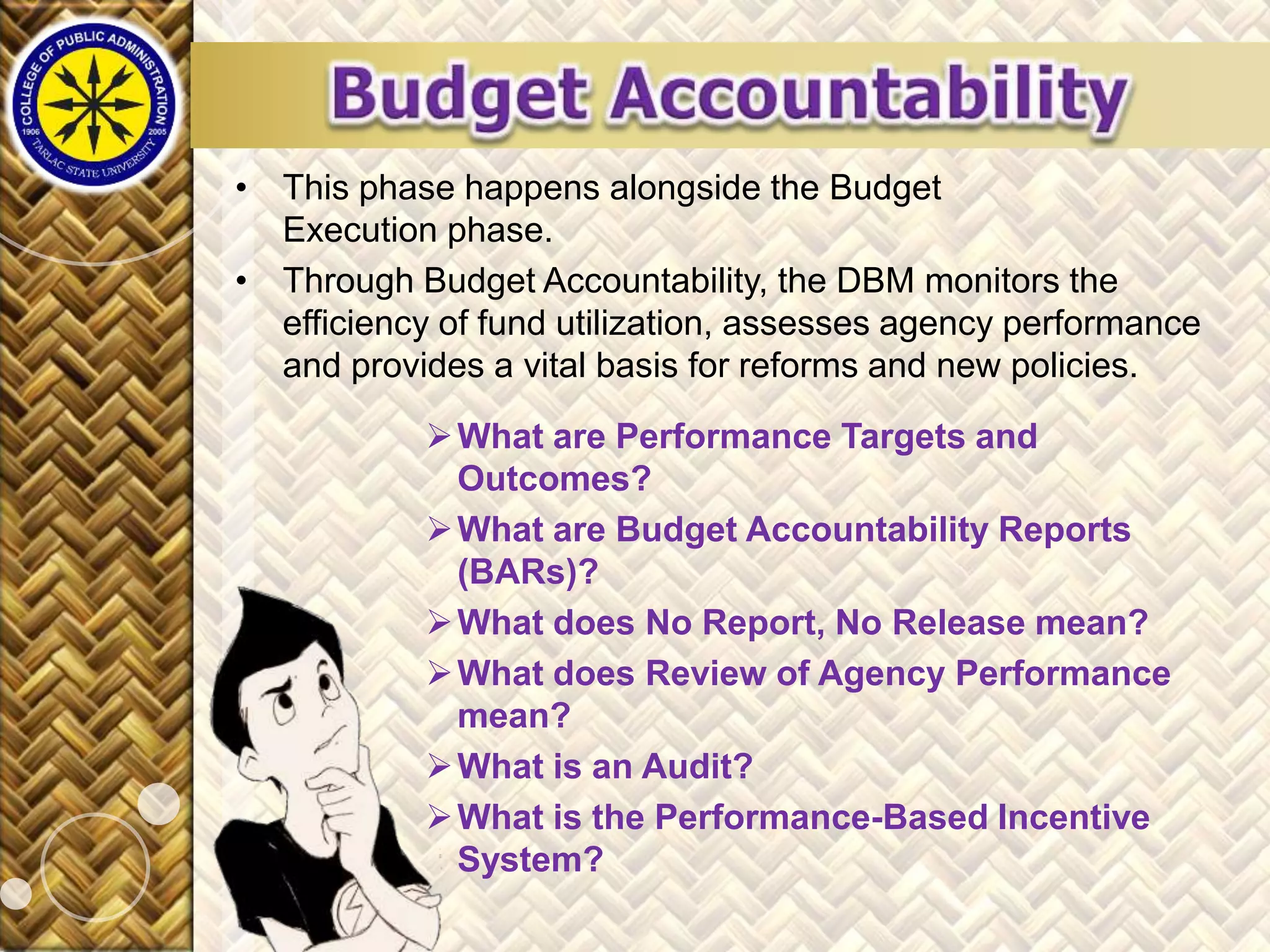 BUDGET PROCESS OF THE PHILIPPINE NATIONAL GOVERNMENT | PPTX