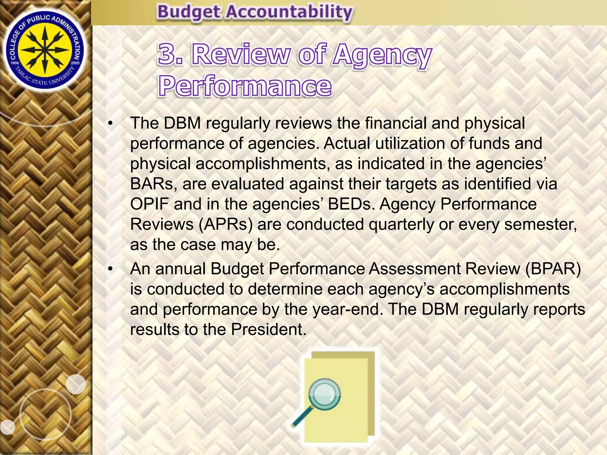 BUDGET PROCESS OF THE PHILIPPINE NATIONAL GOVERNMENT | PPTX