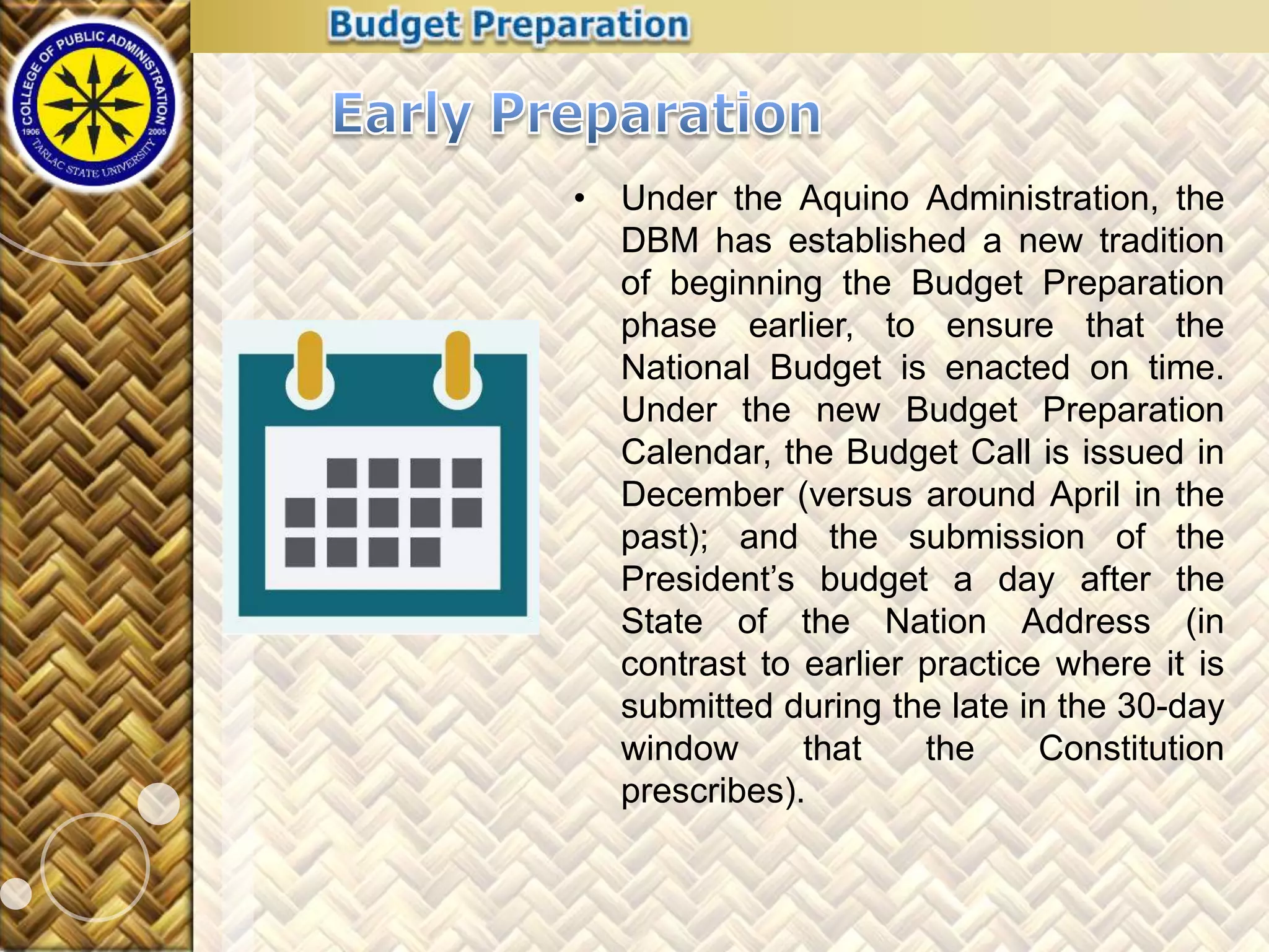 BUDGET PROCESS OF THE PHILIPPINE NATIONAL GOVERNMENT | PPTX